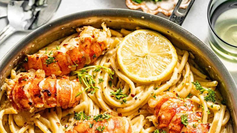 Butter Poached Lobster Pasta - Kerr Cellars